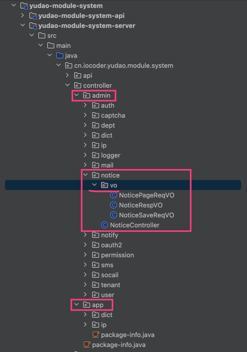 项目结构 | yudao-cloud 开发指南