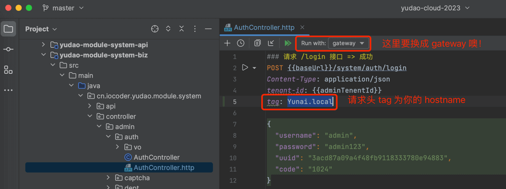 微服务调试（必读） | yudao-cloud 开发指南